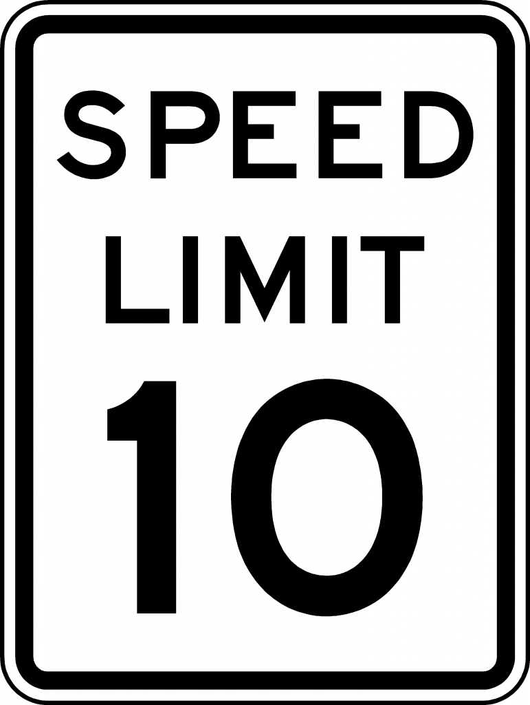 R2-1-10 – Real Traffic Signs