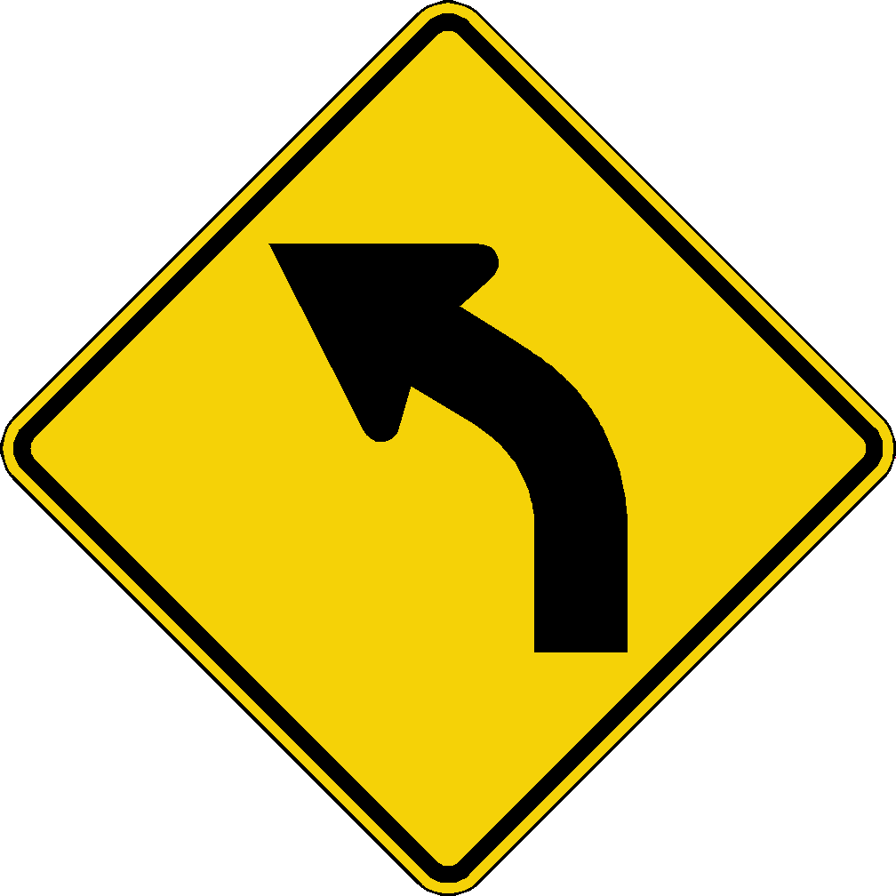 W1-2L – Real Traffic Signs