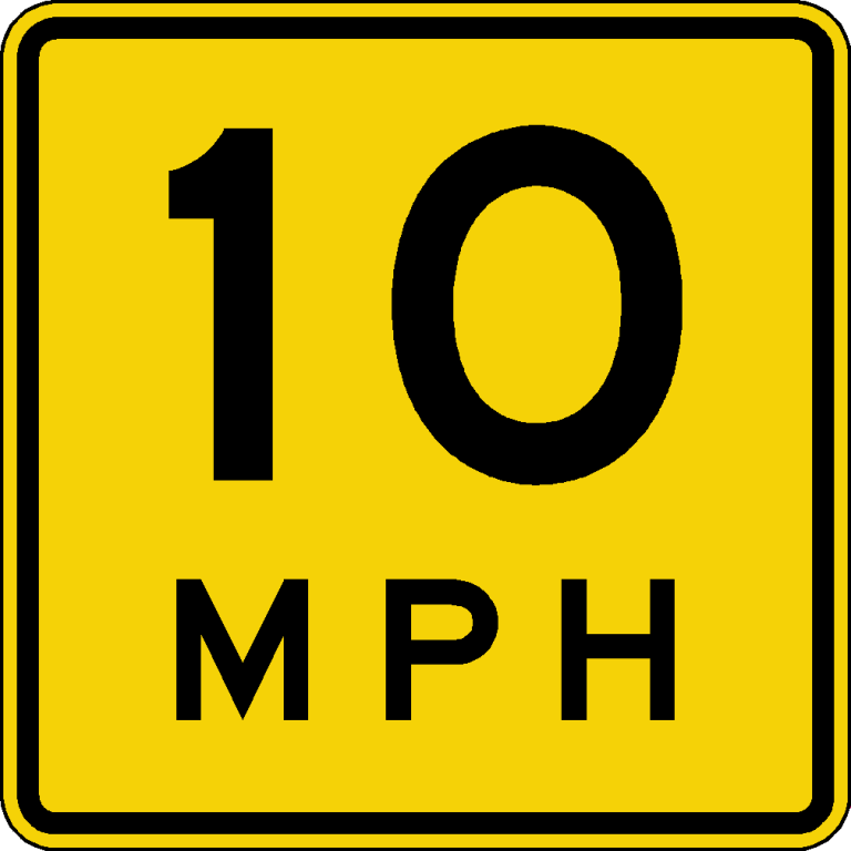 MPH Signs Real Traffic Signs